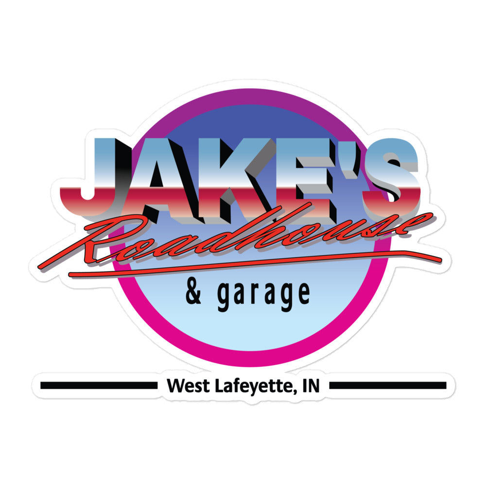 Jake's Roadhouse Sticker – Junction 1869 LLC